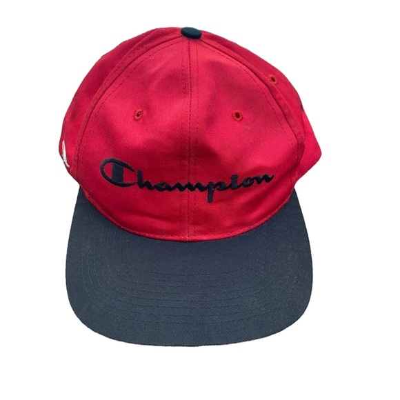 Champion | Accessories | Vintage 9s Champion Snapback Hat | Poshmark
